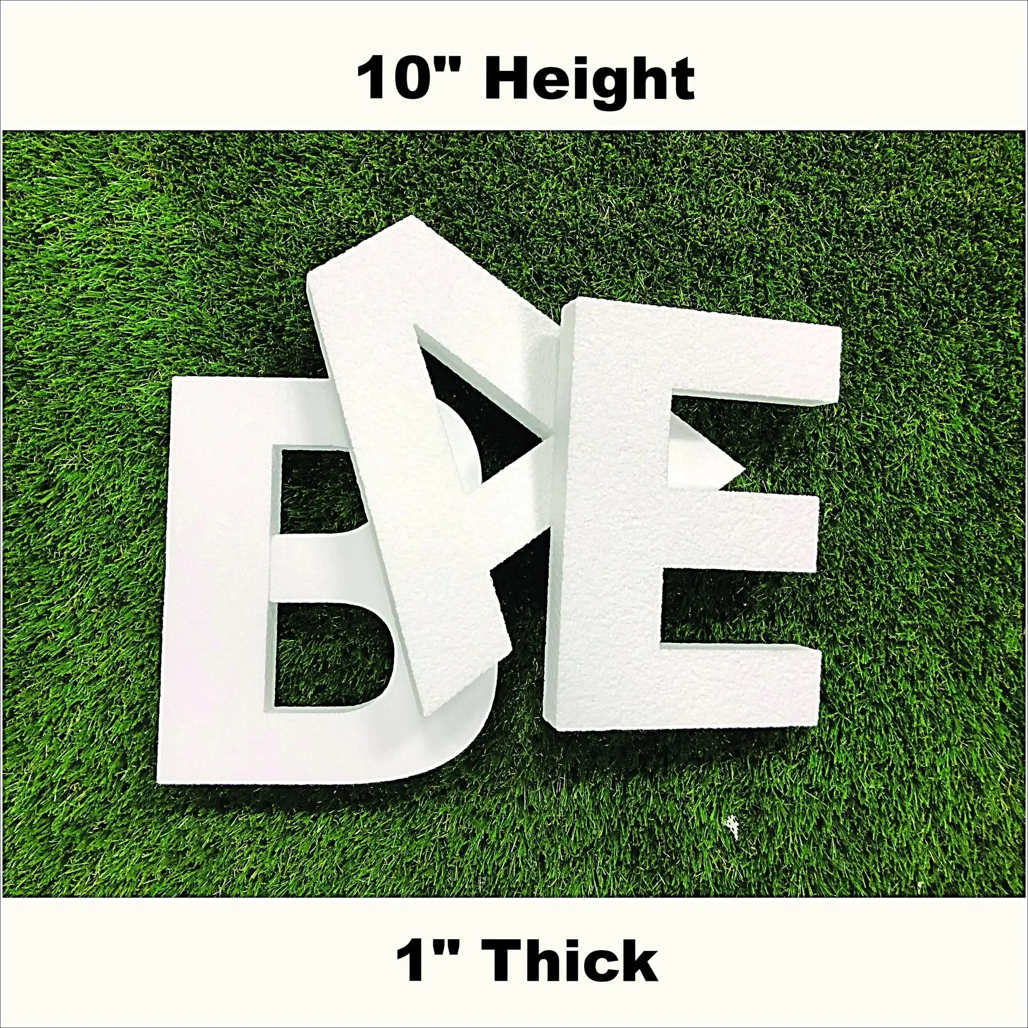 Big Numbers Giant Baby Letters 3d Letter for Party Decor Large Foam ...