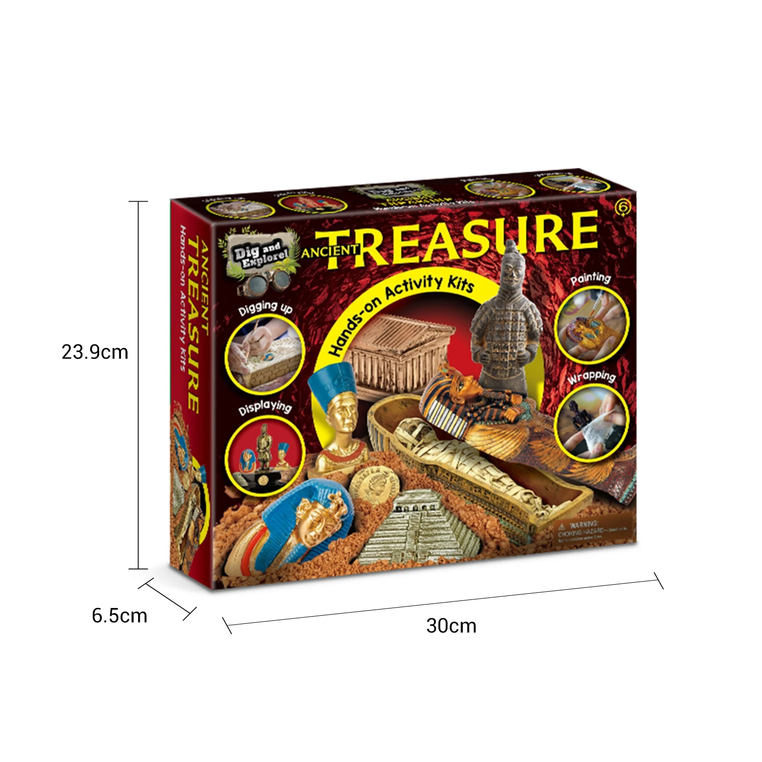 Exercise Kid Intelligence Development Egyptian Pharaoh Excavation Kit ...