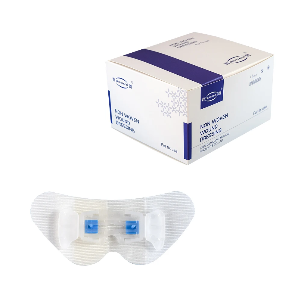 Medical Sicc Picc Drainage Tube Butterfly Buckle Fixation Attached Bile ...