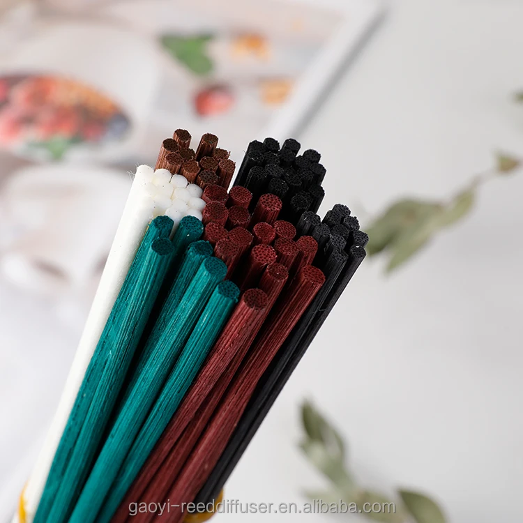 45 50 Cm Orange Red Bamboo Diffusor Reed Difuser Room Diffuser ...