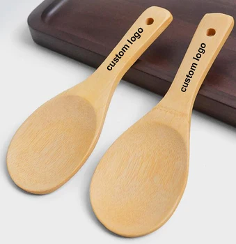 Natural Eco-friendly Cookware Non-stick Cooking Spatula Bamboo Rice ...