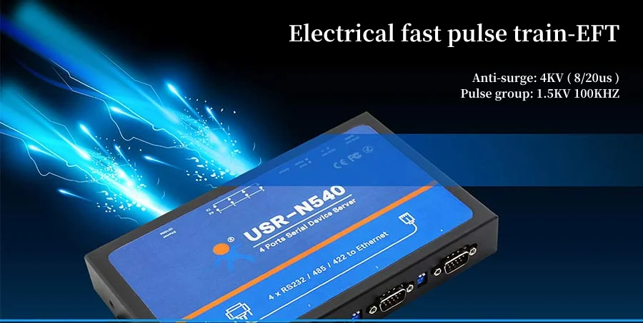 USR-N540 4 Ports RS232 Serial to IP Converter & Networking OEM