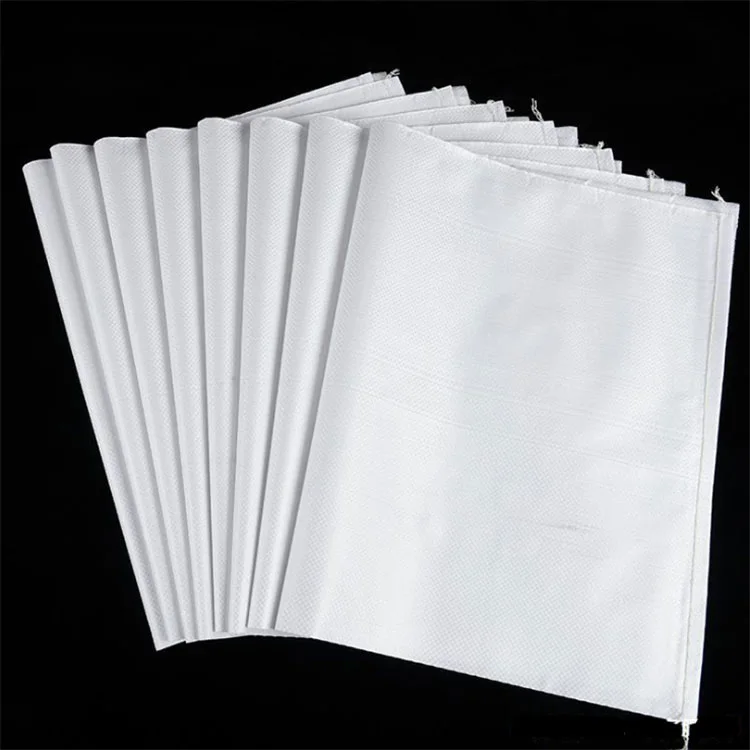 25kg 50kg White Color Plastic Polypropylene Pp Woven Bags For Grains ...
