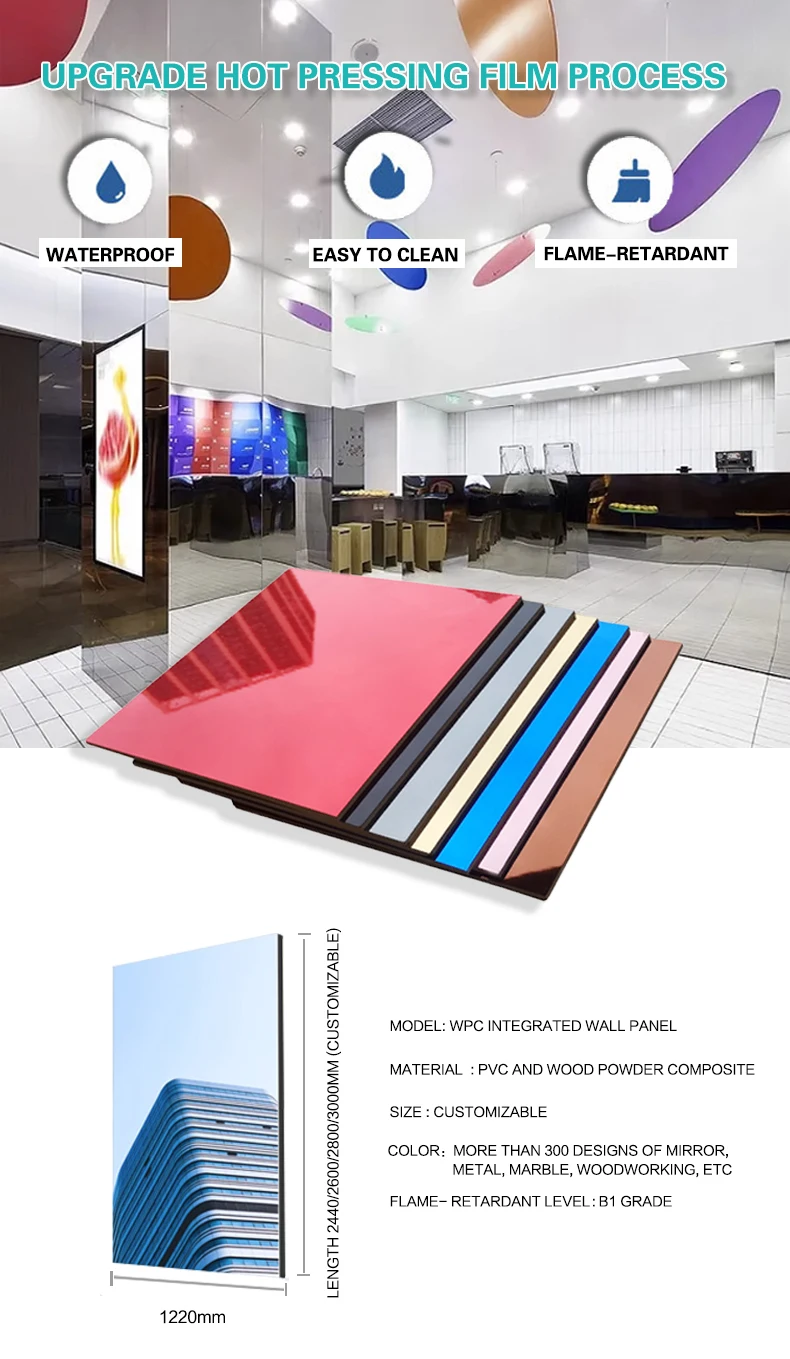 Factory Direct Sale Natural Antisepsis 3d Wpc Wall Boards Wood Wall ...