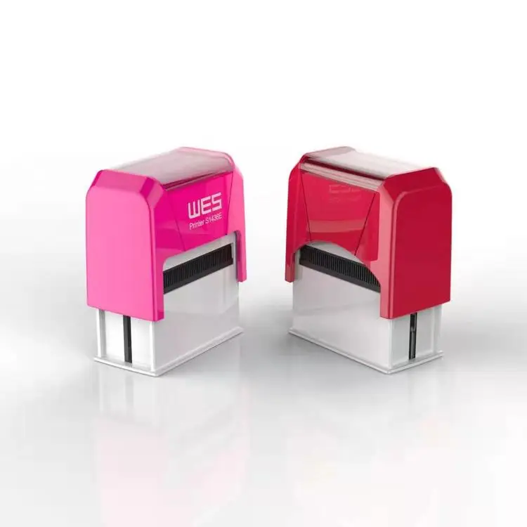 S-1436E WES Logo Self-Inking Stamp - Eco-Friendly Office Supplies