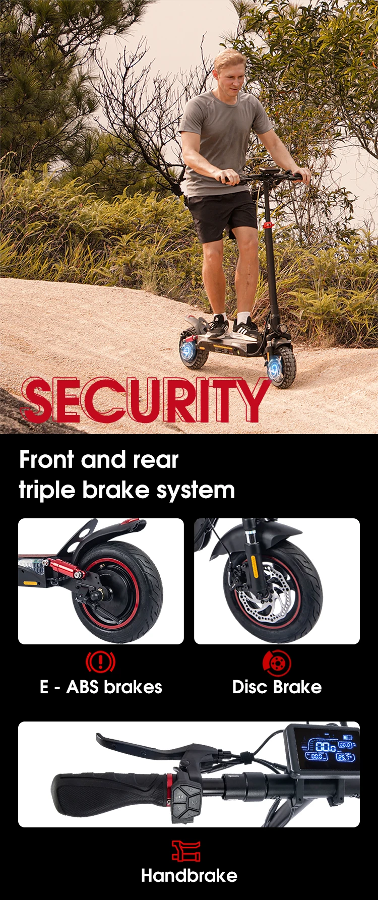 Maxwheel T4 Electric Scooter - 500w Motor High Speed Off-road