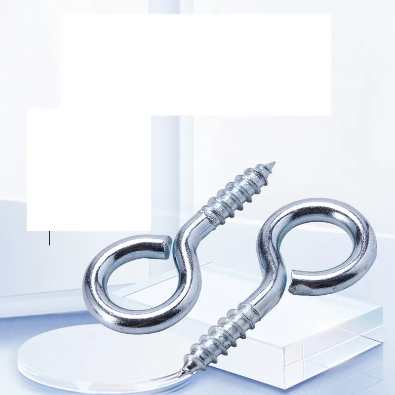Hand Screw 9-figure Hook Self-tapping Screw Goat Eye Ring Goat Eye Ring ...