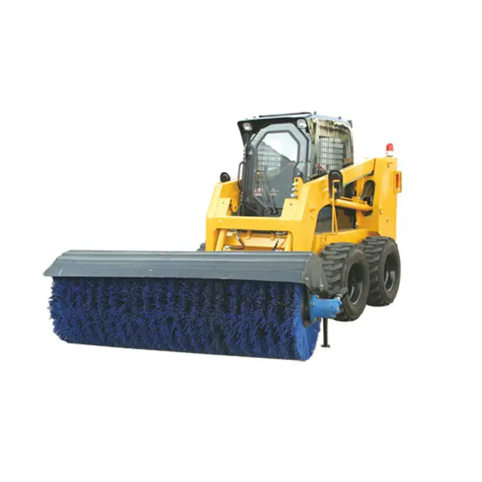 Used Road Electric Saving Outdoor Small Sweeping Skid Energy Steer ...