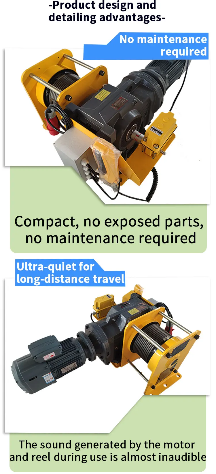 Cable Traction Electric Industrial Winch Customised 1T 3T 5T 10T Small ...