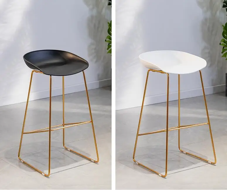 Luxury Bar Desk Modern Marble Bar Table And Chair High Feet Long Narrow ...