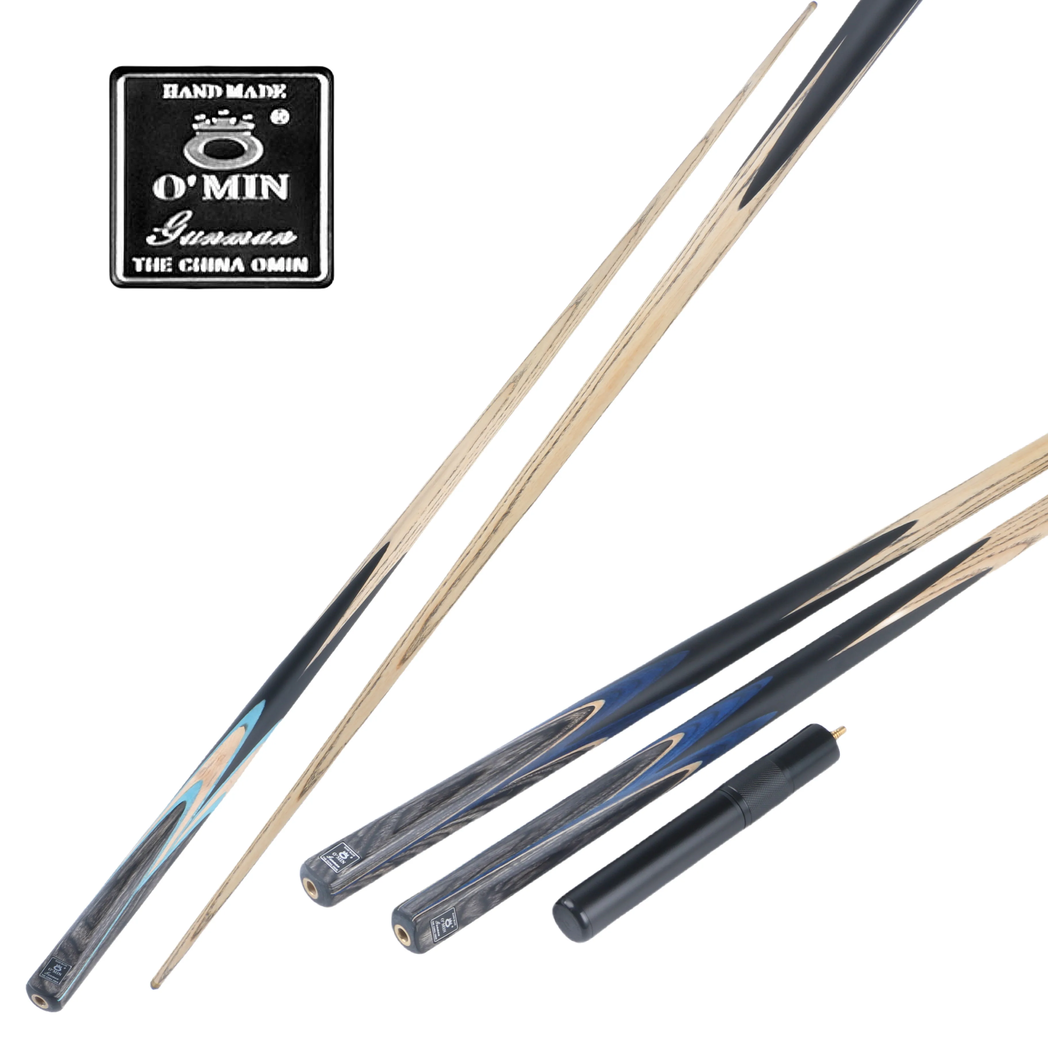Alibaba.com: Omin Gunman JO-2 One Piece Brass Ash Wood Snooker Cue ...