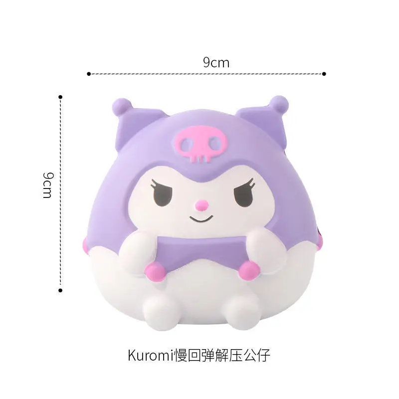 Stress Relief Cute Kawaii Sanrio Squishies De Kuromi Cartoon Ornaments ...