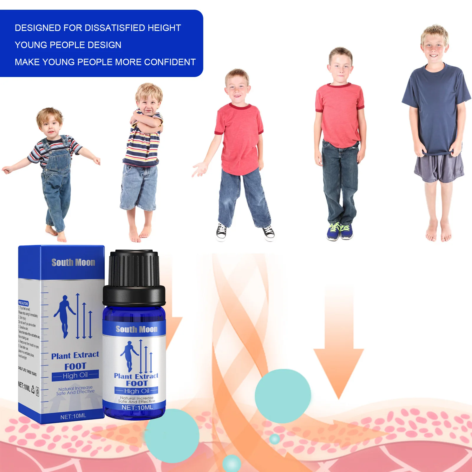 South Moon Plantar Acupoint Stimulation to Increase Height Long Height Care Health Long Massage ...