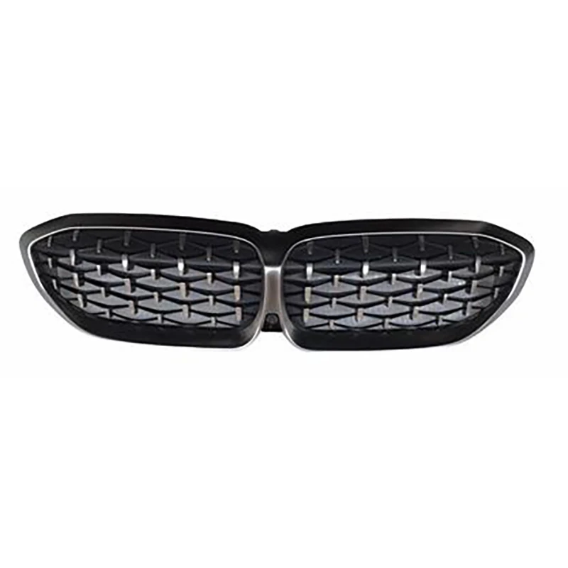 Black Kidney Style Front Bumper Grille Air Intake Grille For Bmw Grill ...