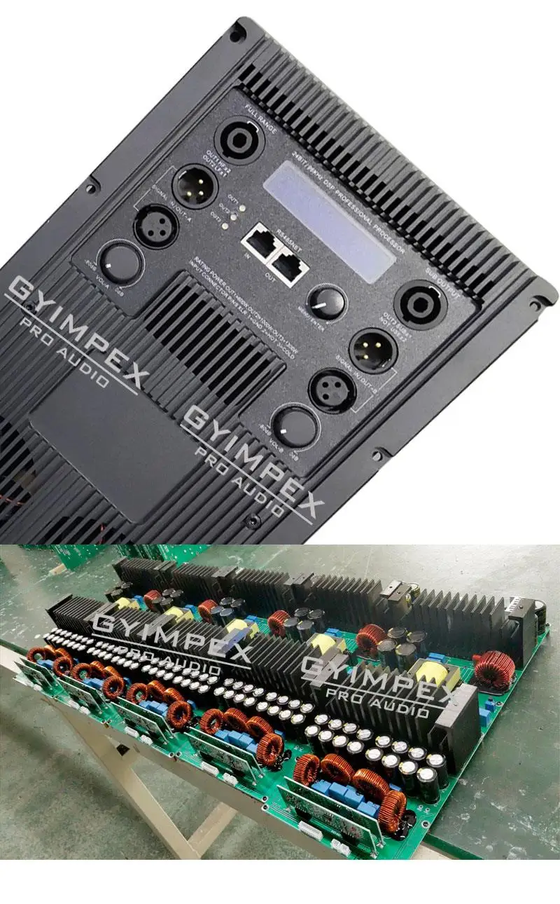 Class D Amplifier Module 3CH 2 in 3 OUT Inside Dsp for Sound Equipment ...