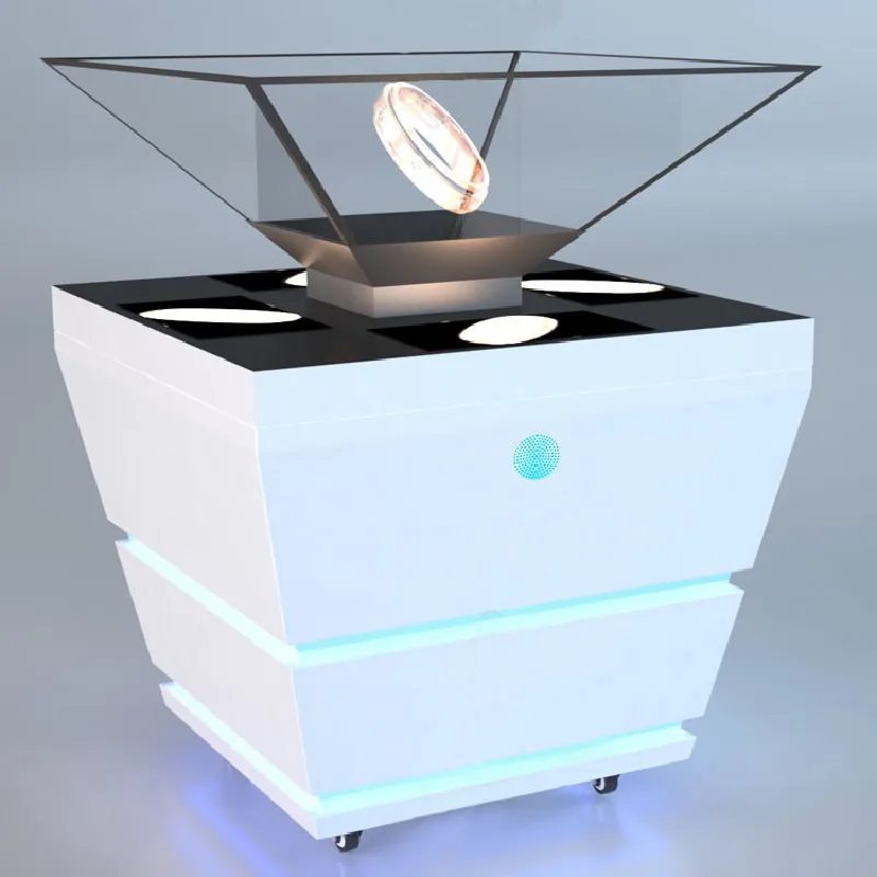 360 Degree 3d Holographic Pyramid Projection 2.5 * 2.5m - Buy 3d ...