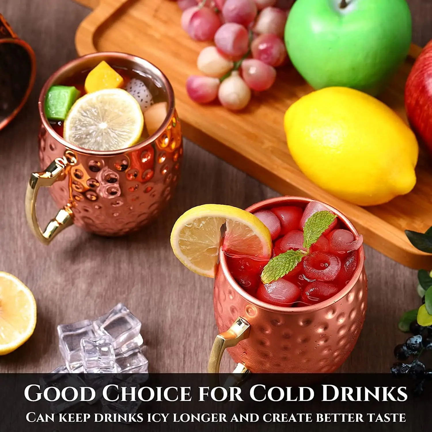 Moscow Mule Copper Mug - Durable Stainless Steel Option