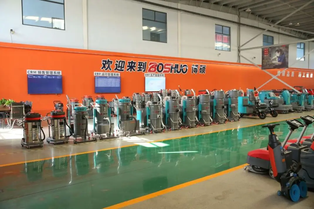 BOSHUO 4500W 100L Electric Stainless Steel HEPA Industrial Vacuum ...