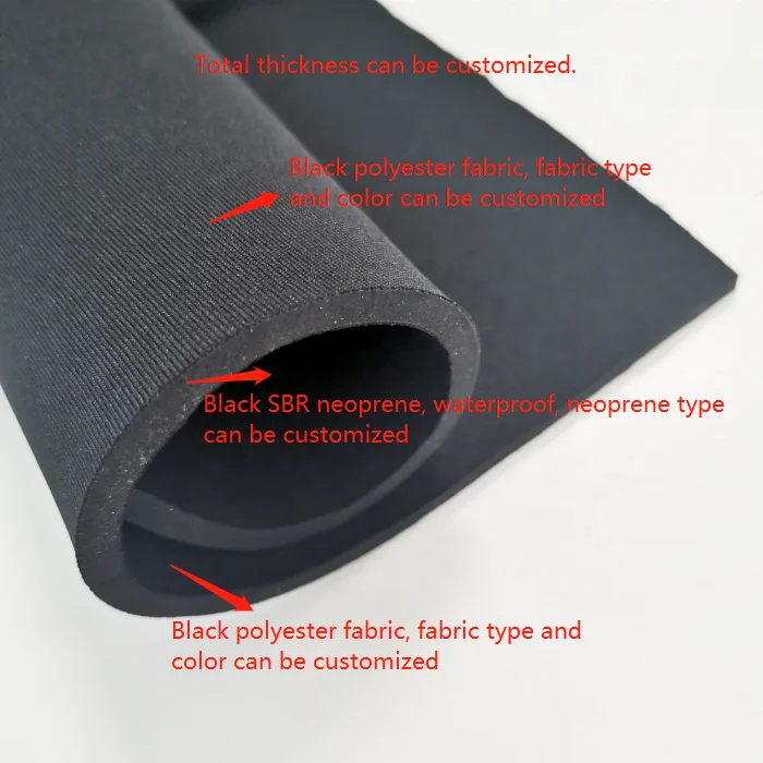 Jianbo Free A4 Sample Custom Color Neoprene Textile Fabric 1mm-10mm ...