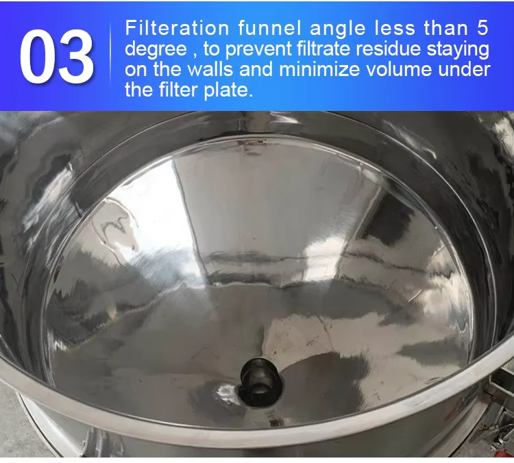 Nutsch Filter - Efficient Stainless Steel Filtration