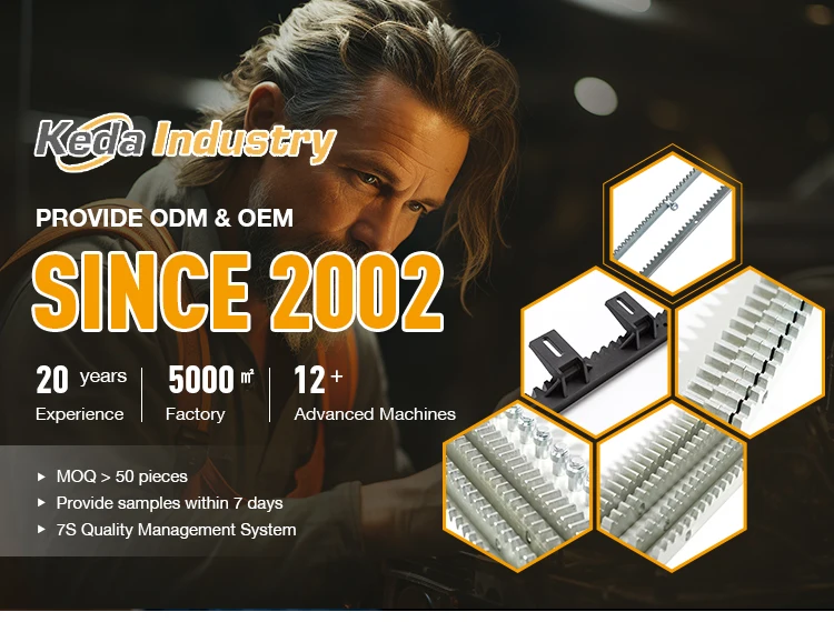 Keda Sliding Gate Gear Rack 30*12*1005mm Automatic Sliding Gate ...