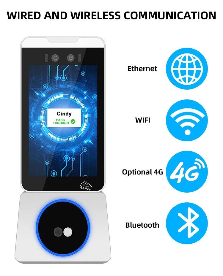 8 Inch Sinmar Biometric Contactless Palm Vein Scanner Employee Time ...