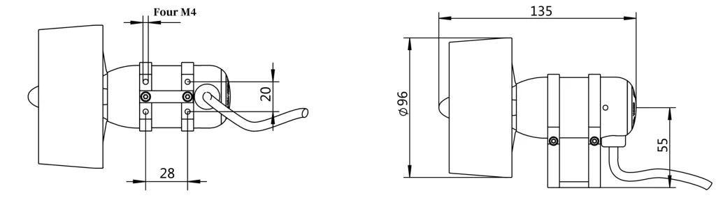 ROV T080 Propeller - Efficient Underwater Thruster