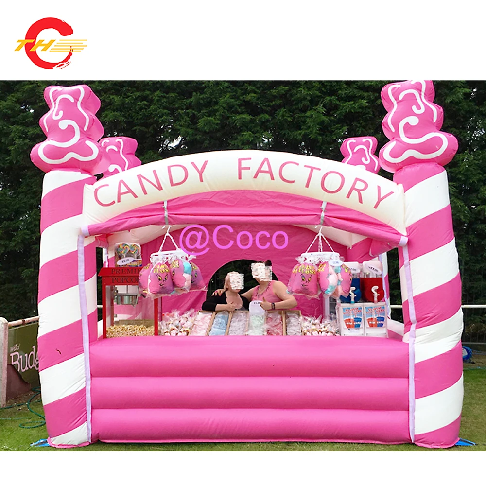 Premium Candy Floss Inflatable Booth with Free Shipping to Your ...