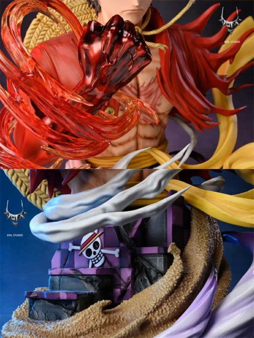 Japan Anime Op Gk Evil Luffy Bust 1:4 Action Figure For Collection ...