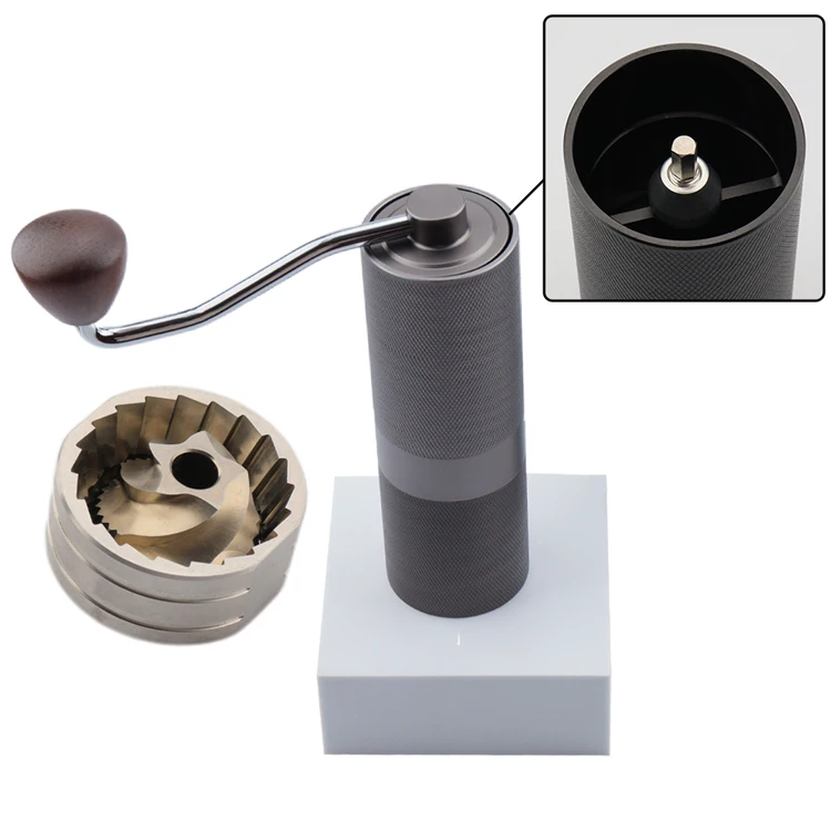 Mini Manual Coffee Bean Grinder Portable Stainless Steel Conical Burr ...