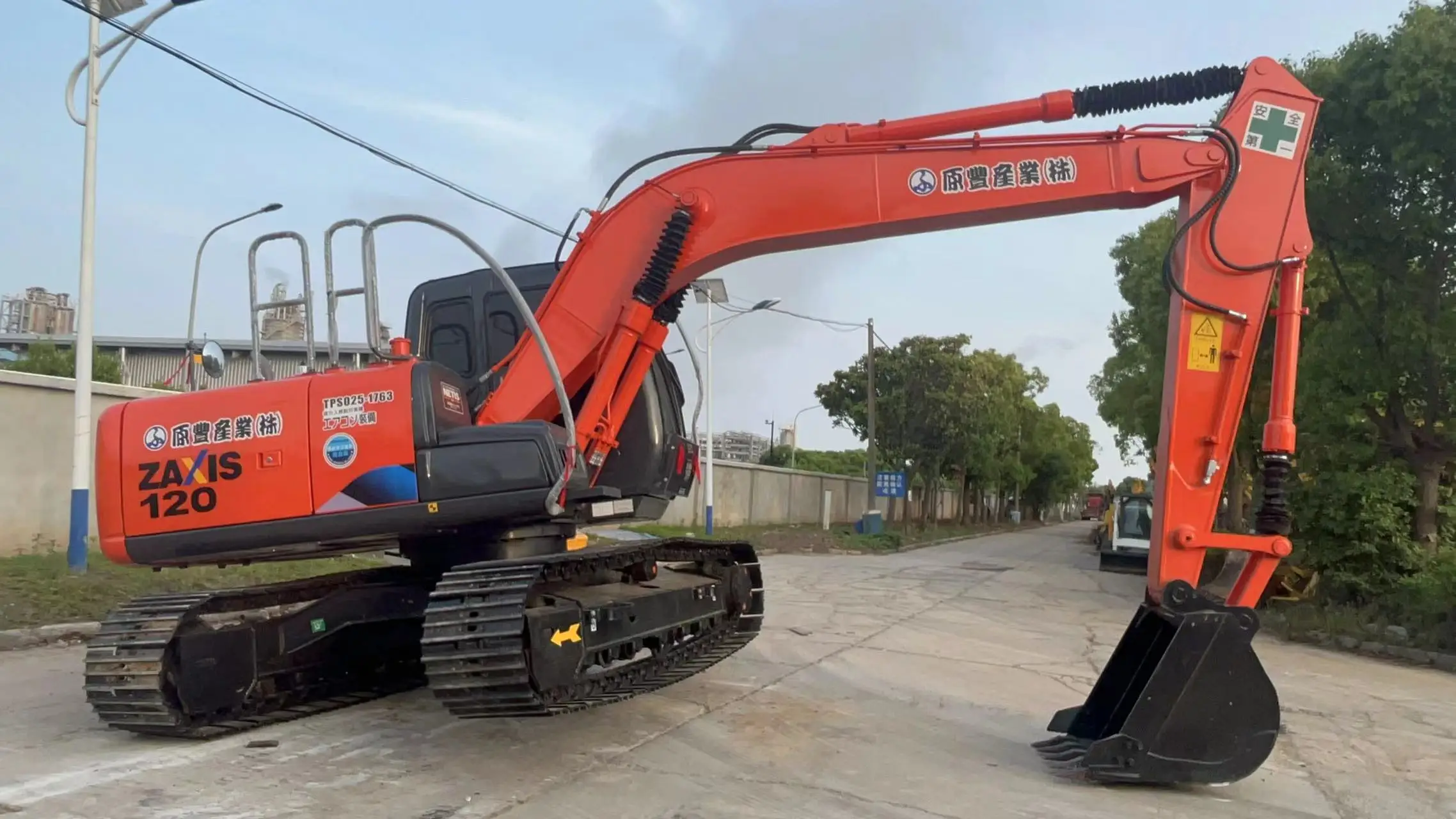 Medium Excavator Sizes Bagger Zaxis 120 Excavators With Full ...