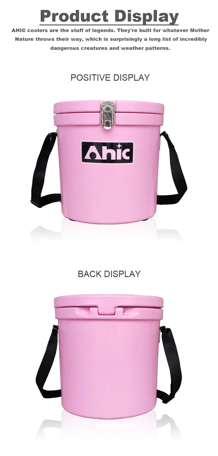 Ahic Portable Rotomolded Cooler - Ideal for Camping & Hiking