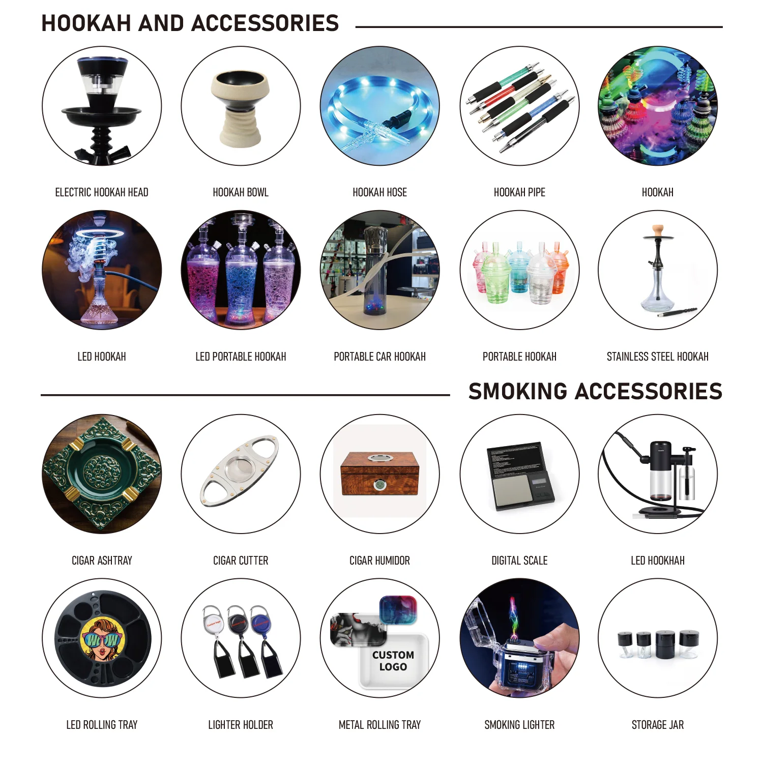 Custom Logo Travel 6 In 1 Smoking Kit With Rolling Machine Grinder Tube ...