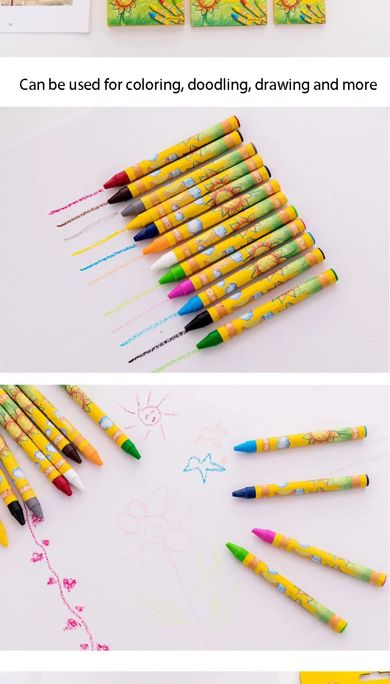 Custom Wax Crayons Coloring Beeswax Crayons Set Crayons For Children ...