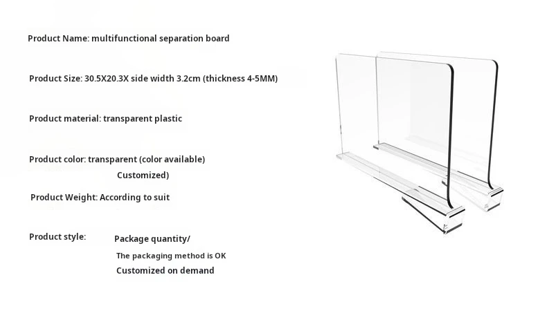 Acrylic Box With Dividers Storage Wardrobe Clear Room Organizersstorage ...