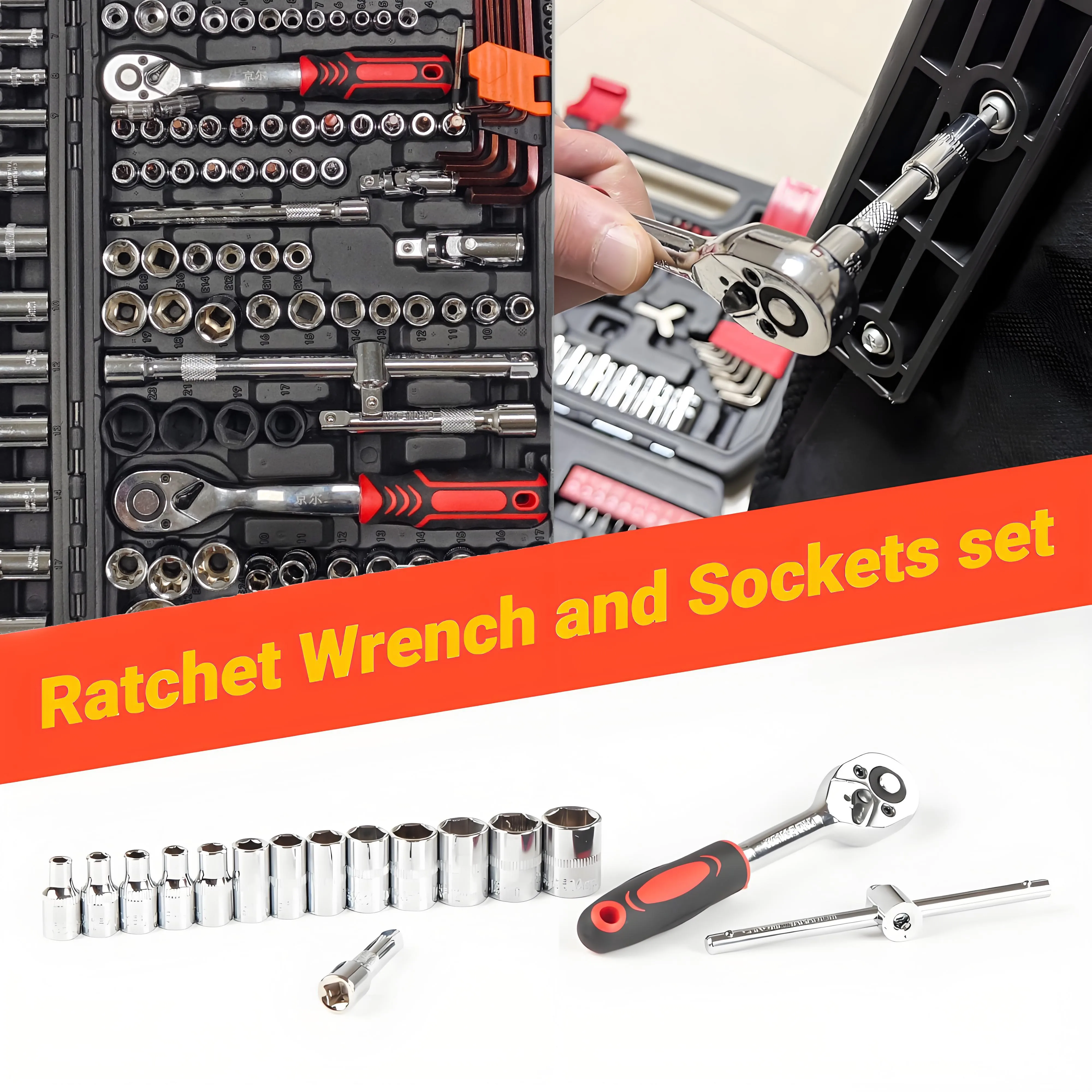 150pc Combination Wrench Set Heavy Duty Repair Hand Tools With Oem ...