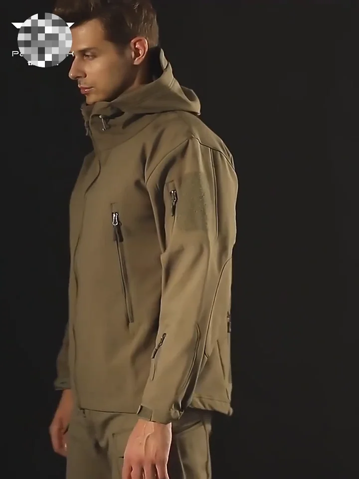 Sivi Waterproof Tactical Jacket Men Warm Windbreaker Bomber Jacket ...