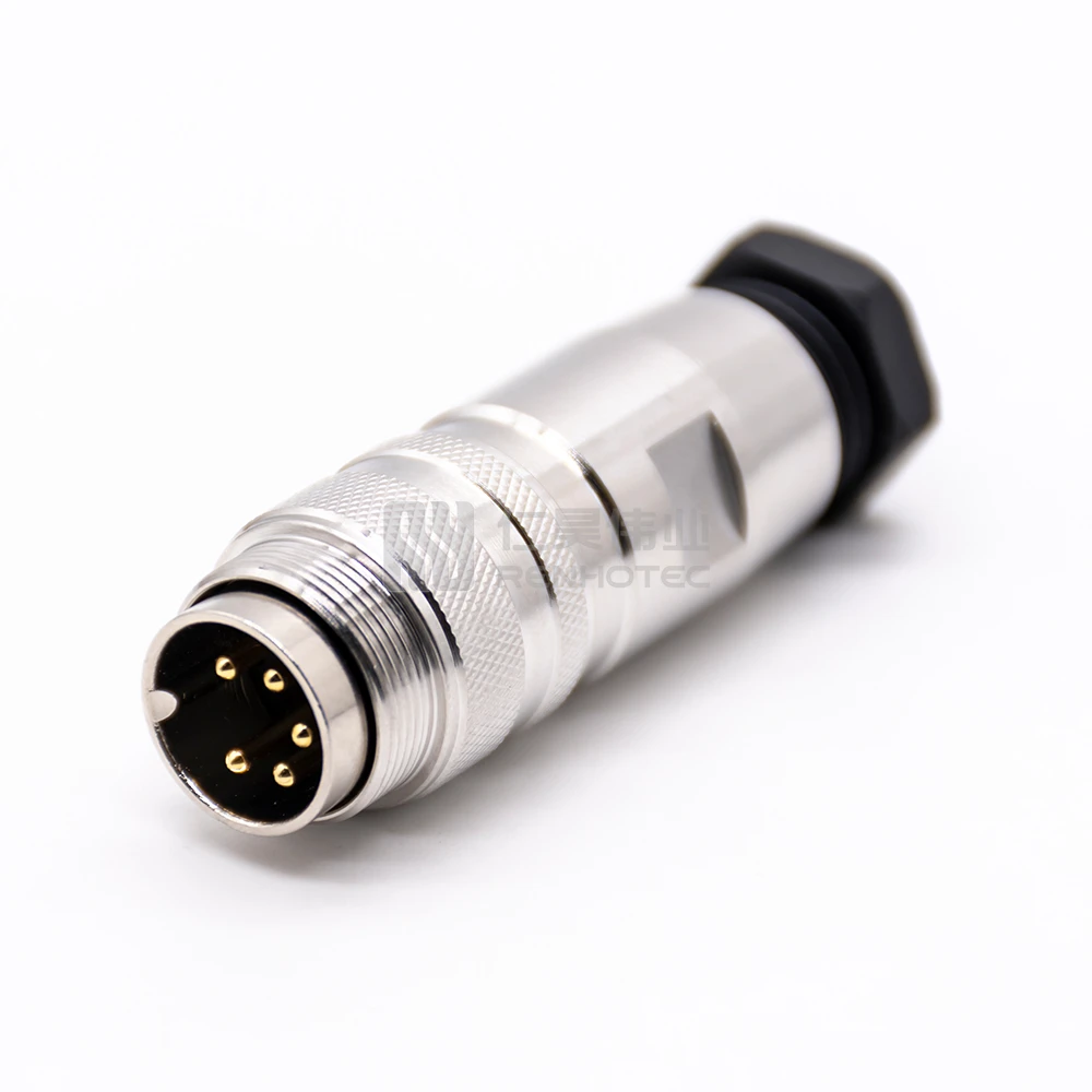 Circular Screw Male Metal Circular Connector M16 680 5 Pins Plug - Buy ...