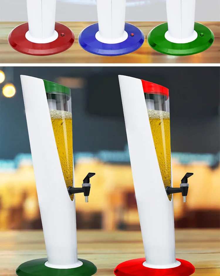 Custom Cheap Bar Party Drink Cooler Dispenser Draft Beer Tower With Ice ...