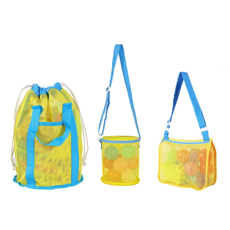 Custom Summer 2024 Beach Mesh Bag Set Outdoor Shoulder Tote Bag Beach ...