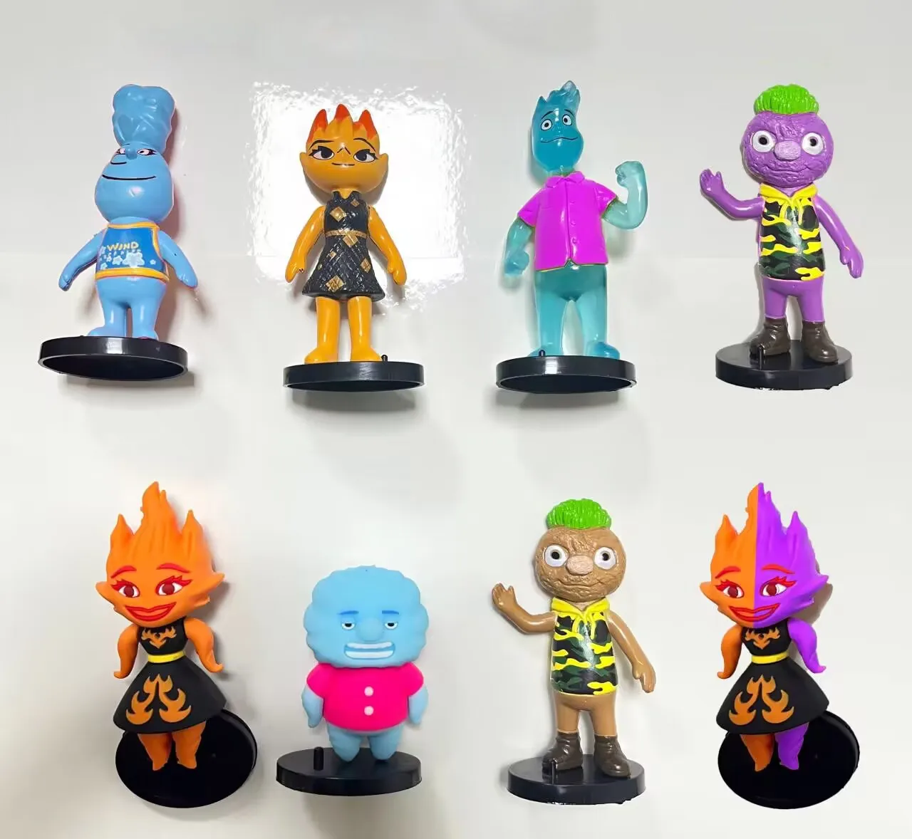 Customized crazy elements city PVC Figure Toys Kids Juguetes Cartoon ...