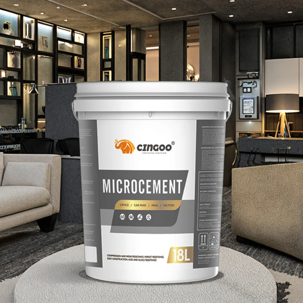 High Naturalness Micro-cement Paint Easy-to-apply Water-repellent ...