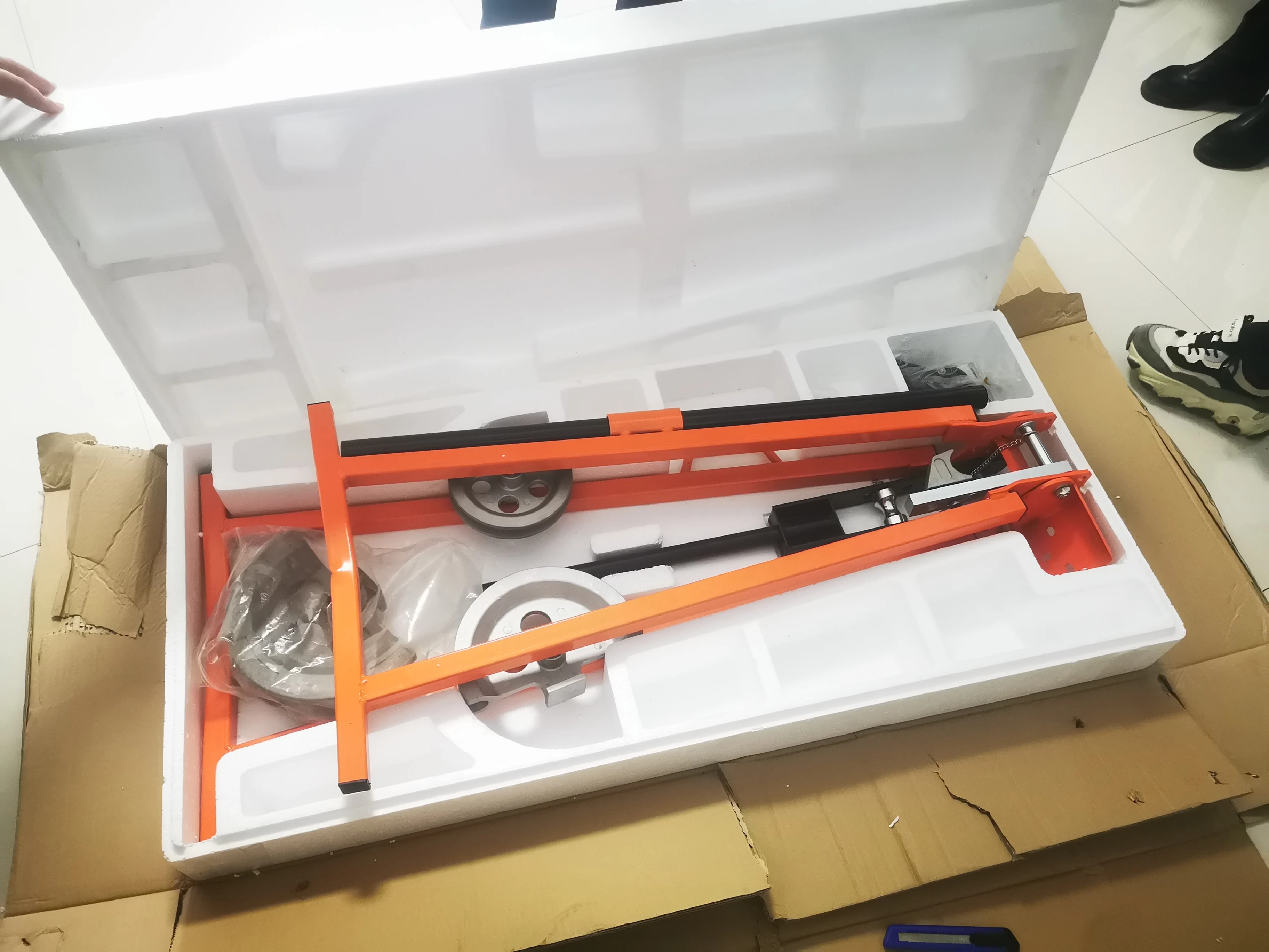 Electric Gi Steel Pipe Bender With Vice For Bending Pipe - Buy Electric ...