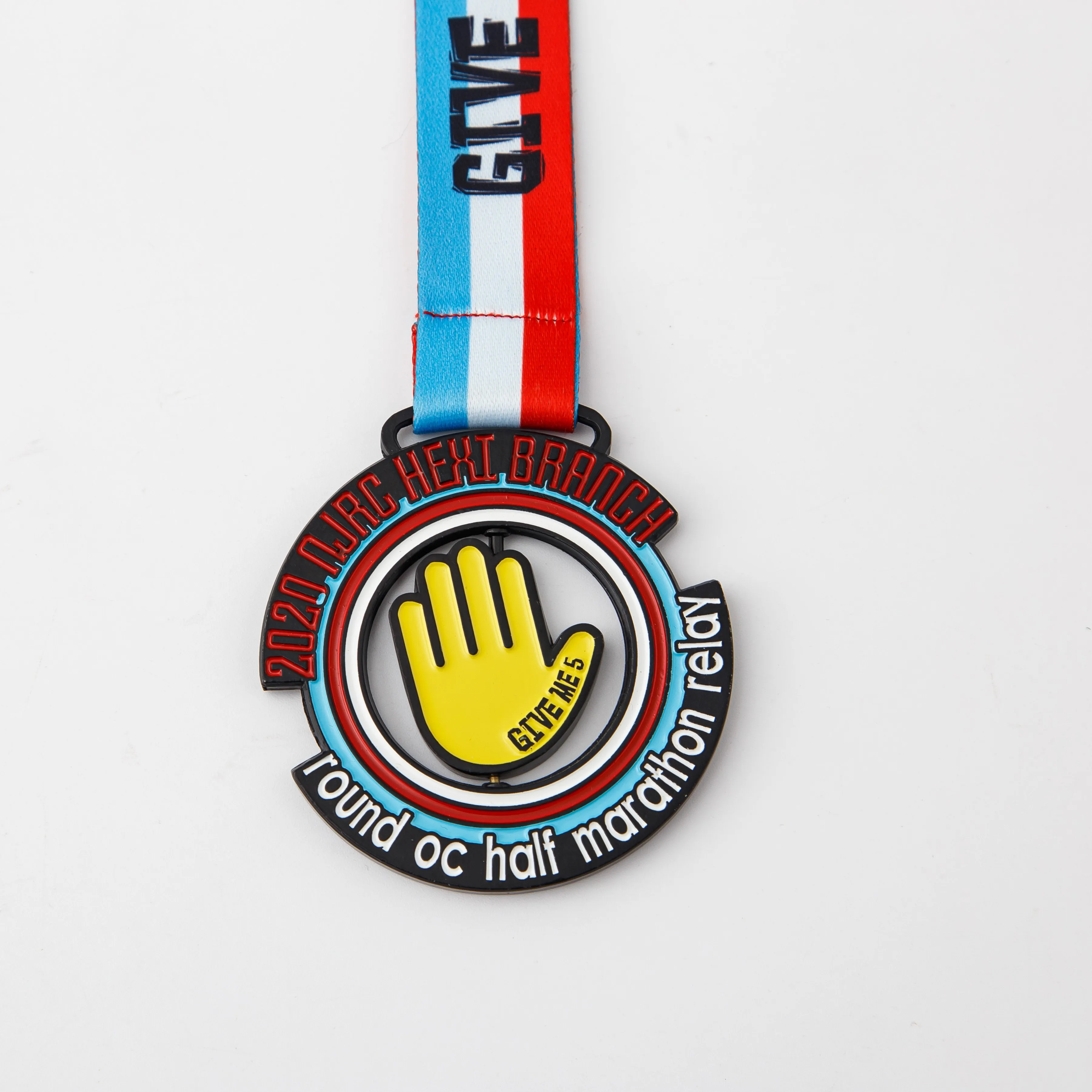 Black Plating Rotary Marathon Running Sports Metal Medal Customization ...