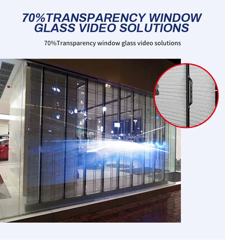 High Quality Transparent LED Video Wall for Indoor Use