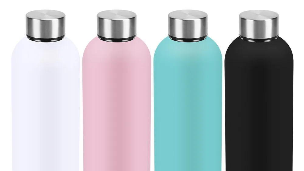 Custom Logo 500ml Double Wall 304 Stainless Steel Insulated Sublimation Insulated Thermal Thermo ...