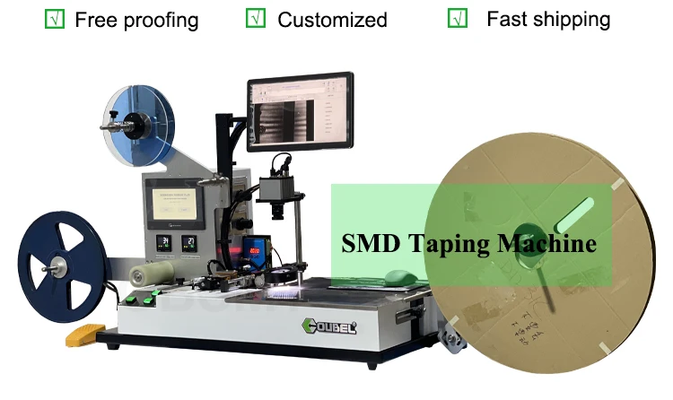 Semi-Automatic SMD Taping Machine with CCD Inspection | 3000-7000pcs ...