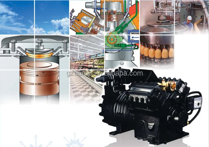 Discus Semi Hermetic Compressor 3ds3f46k-tfd-500 Refrigeration Tool ...