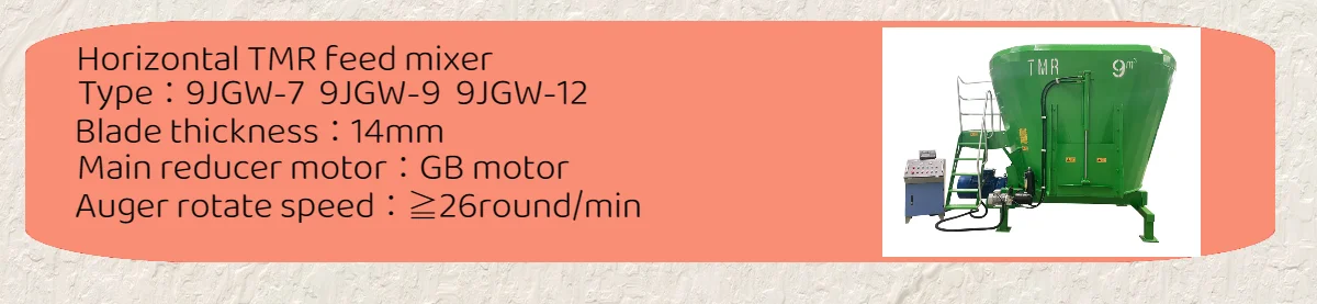 9m3 Dairy Farm Cow Feed Mixer Tractor-drawn Pto Tmr Feed Mixer Wagon ...