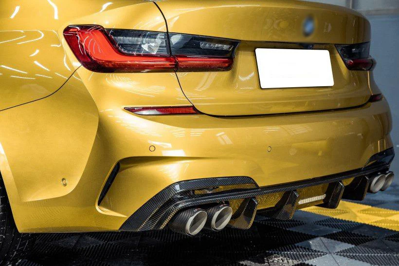 BMW G20 M340I M340 330E 330I G28 Carbon Fiber Rear Diffuser